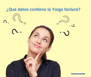 Yoigo factura - FacturaoRecibo