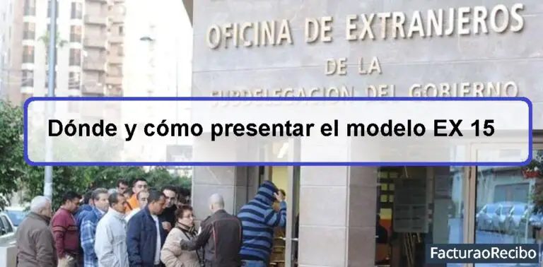 Modelo EX 15 de España - FacturaoRecibo